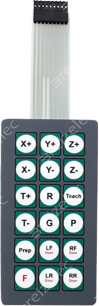 MEMBRANE KEYPAD FOR BOUMATIC MILKING ROBOT REMOTE COMMAND - ELBOFF00054 ...