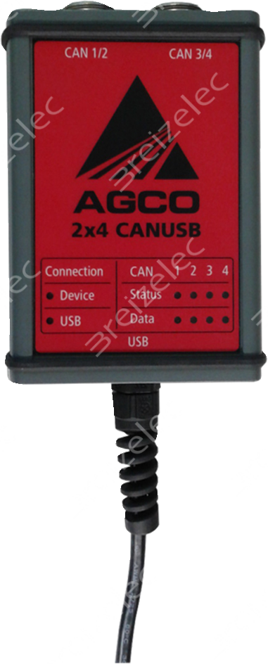 CAN BOX (4 x CAN) - SERIE MASSEY FERGUSON - MAMFFF00012 - Breizelec